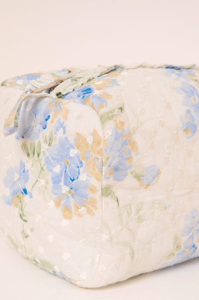 Summer Posy Medium Quilted Makeup Bag – Multi | Needle & Thread